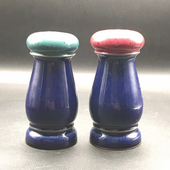 Denby | Kitchen | Vintage Denby England Stoneware Harlequin Blue Red ...